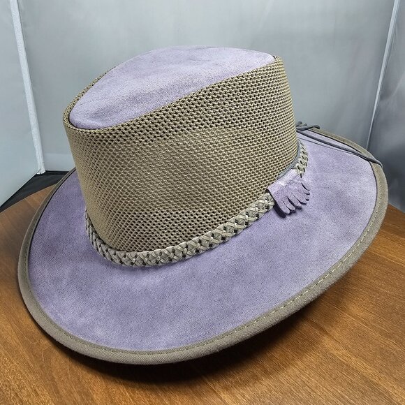 American Hat Makers | Accessories | Breeze Suede Sun Hat American Hat ...